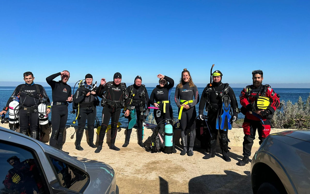 Manta Club dive at Point Peron – Perth Scuba