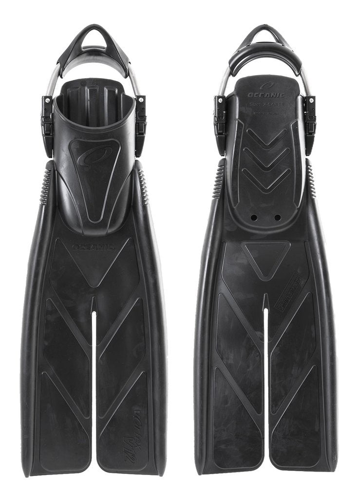 Vortex V12 Fins with Spring Strap – Perth Scuba