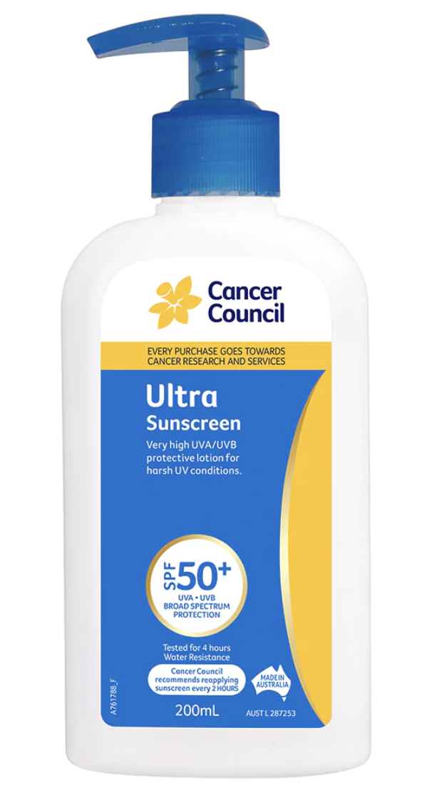 Ultra Sunscreen SPF50+ 200ml – Perth Scuba